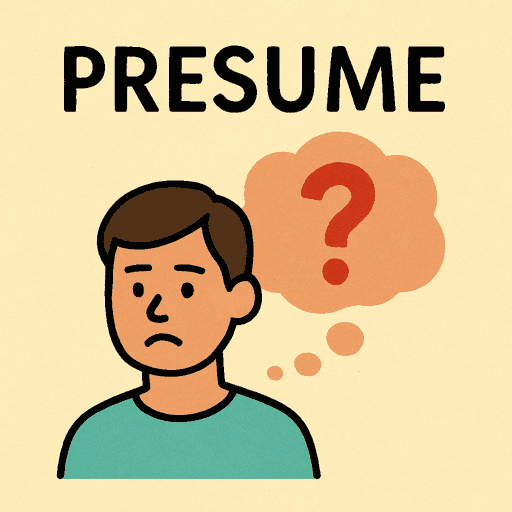 presume meaning and examples | Developer's blog