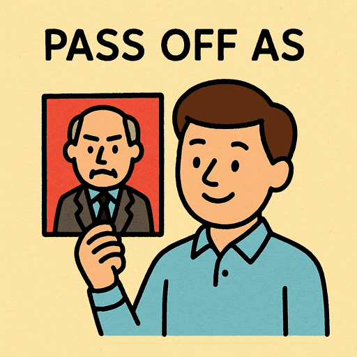 pass off as meaning and examples | Developer's blog