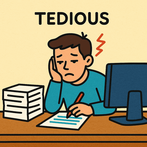 tedious meaning and examples | Developer's blog