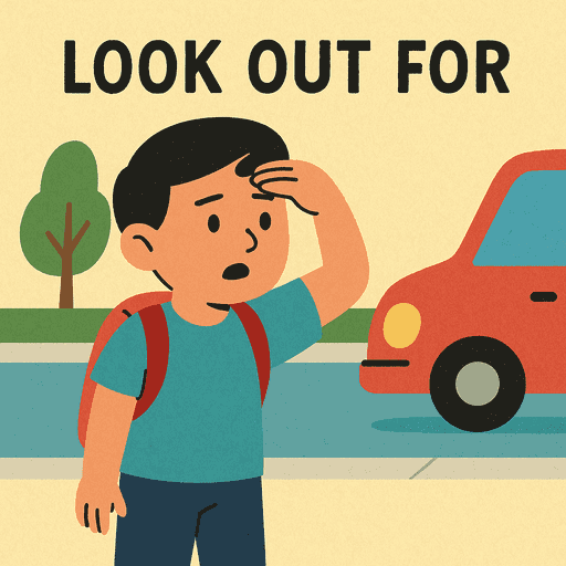 look out for meaning and examples | Developer's blog